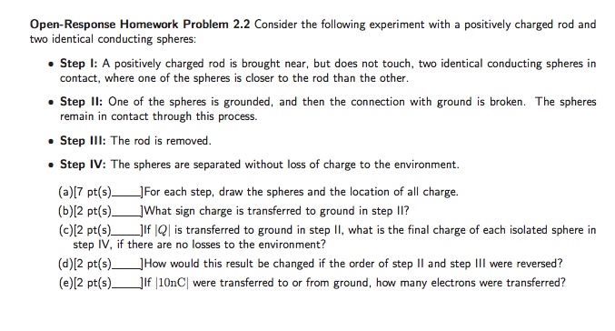 Solved Open-Response Homework Problem 2.2 Consider the | Chegg.com
