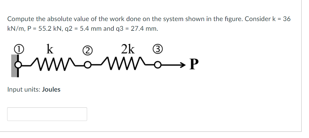 Solved Compute the absolute value of the work done on the | Chegg.com