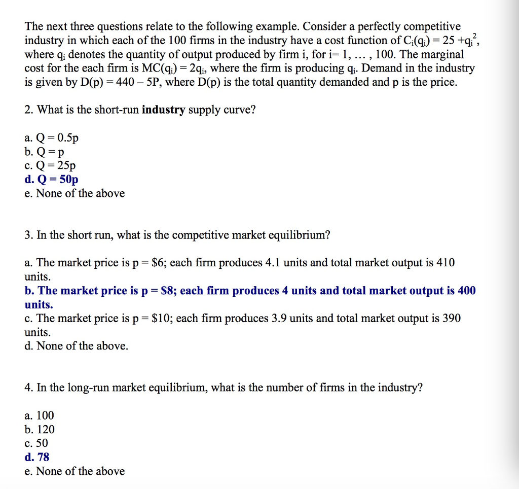 Solved The next three questions relate to the following | Chegg.com Solved The next three questions relate to the following | Chegg.com