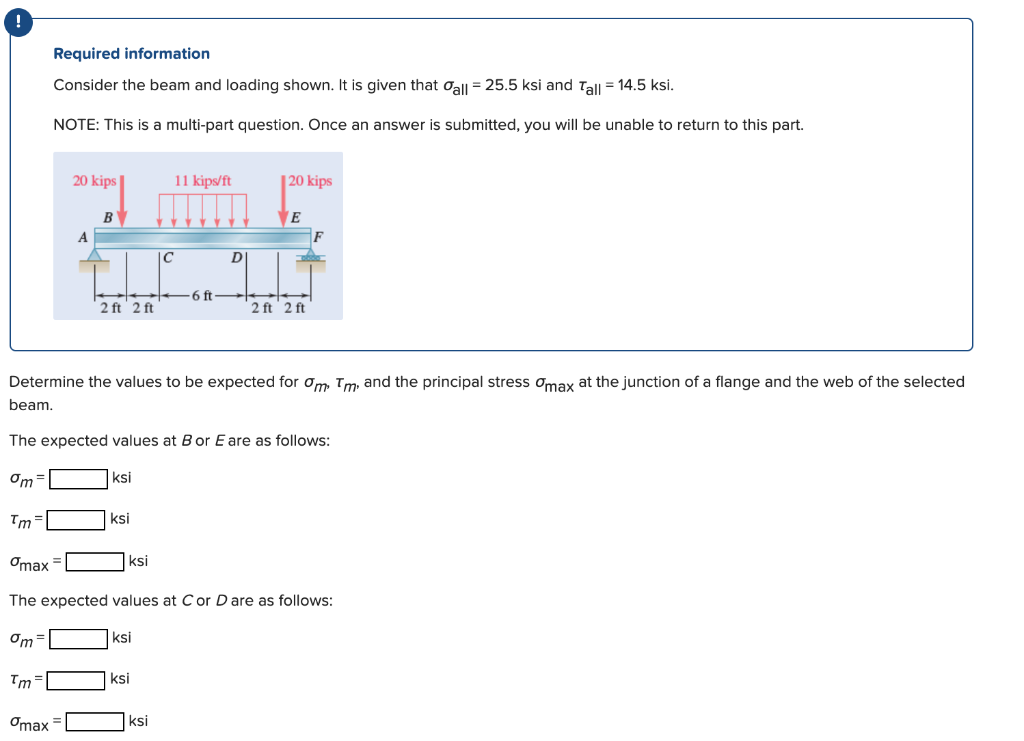 Solved from the previous question: The section modulus is | Chegg.com