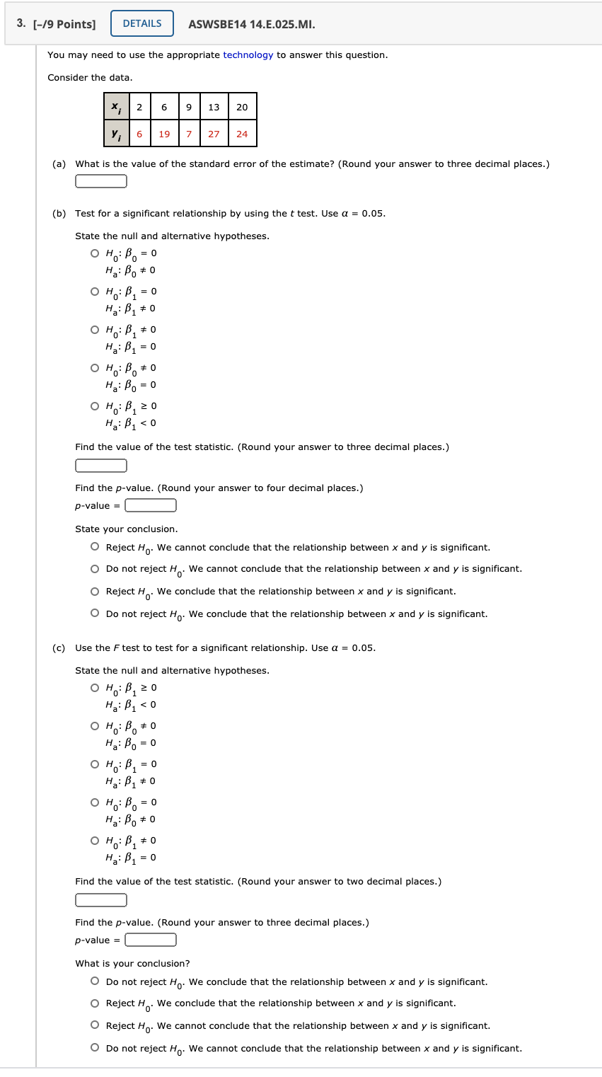 Solved 1. [-14 Points) DETAILS ASWSBE14 14.8.013.MI. MY | Chegg.com Solved 1. [-14 Points) DETAILS ASWSBE14 14.8.013.MI. MY | Chegg.com