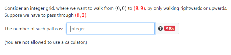 Solved Consider an integer grid, where we want to walk from | Chegg.com