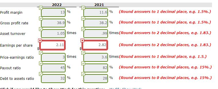 Solved Problem 13 03a Your Answer Is Partially Correct Try