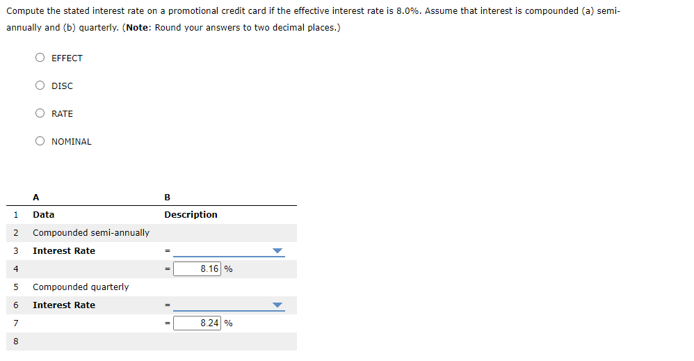 Solved Compute the stated interest rate on a promotional | Chegg.com