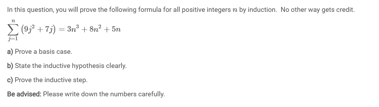 Solved In this question, you will prove the following | Chegg.com