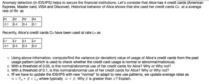Anomaly detection (in IDS/IPS) helps to secure the | Chegg.com
