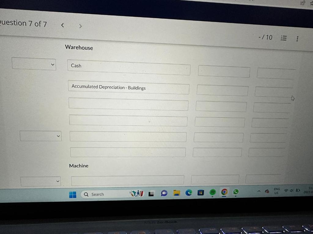 Solved The following is a schedule of property dispositions | Chegg.com