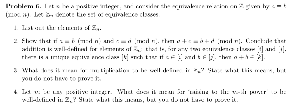 Solved Problem 6 Let N Be A Positive Integer And Consider