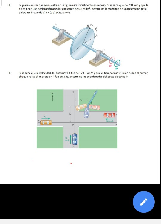 Solved La placa circular que se muestra en la figura esta | Chegg.com