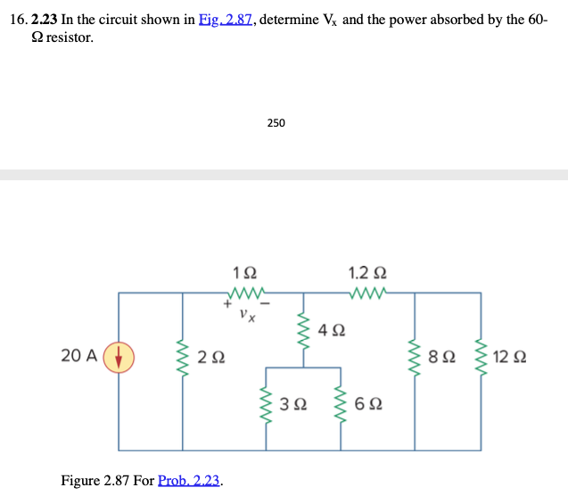 Solved TYPO: The "60-Ohm" resistor is actually referring to | Chegg.com