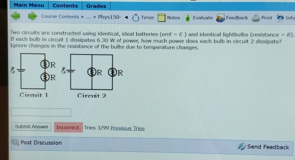 Solved Two circuits are constructed using identical, ideal | Chegg.com
