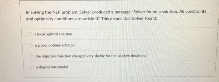 Solved In Solving The Nlp Problem Solver Produced A Message 2444