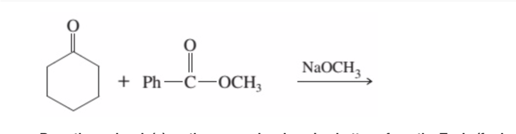 Solved NaOCH + Ph-C-OCH3 | Chegg.com