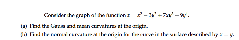 Solved Consider the graph of the function z = x2 − 3y2 + | Chegg.com