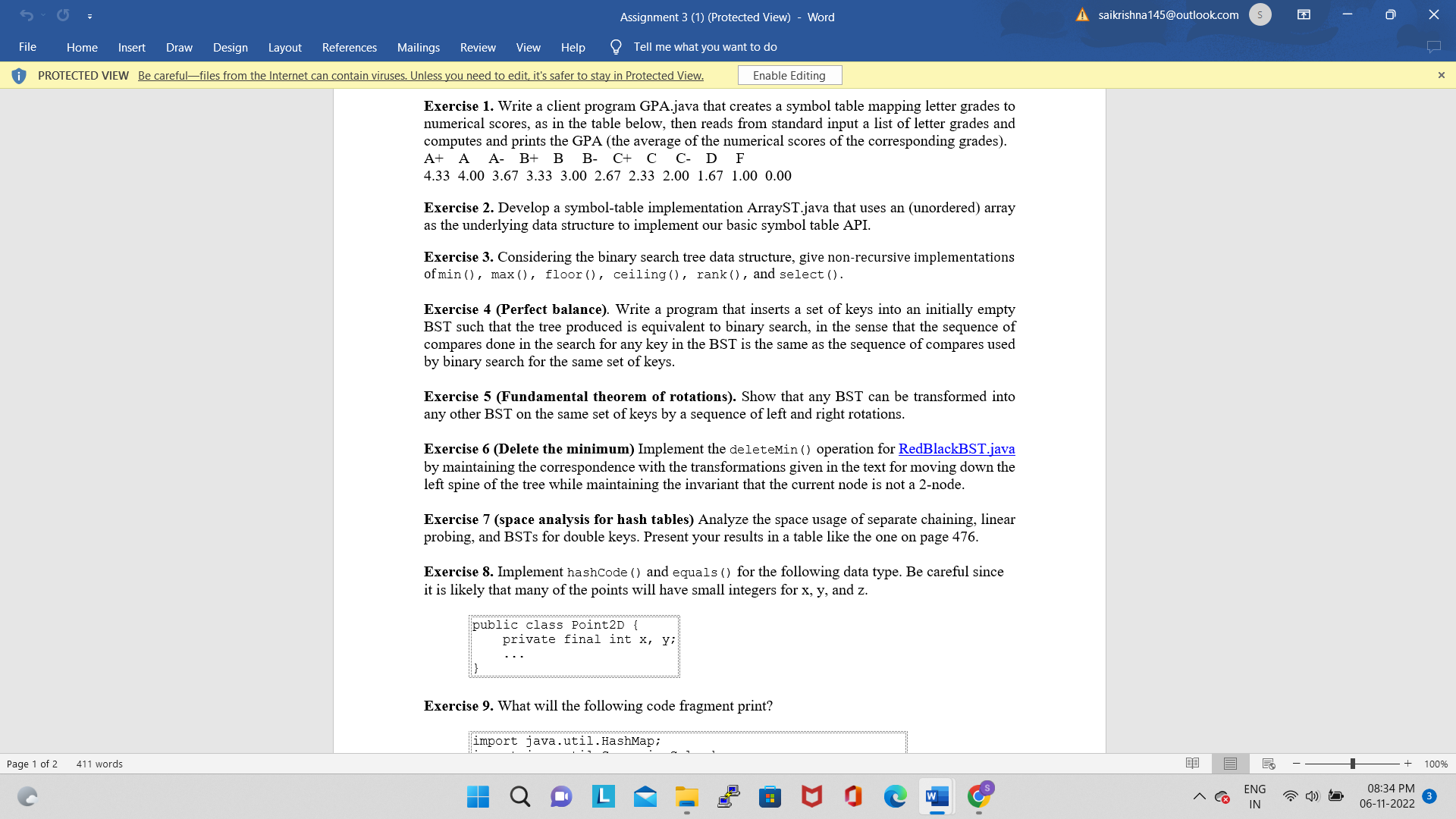 Solved Exercise 1. Write a client program GPA.java that | Chegg.com