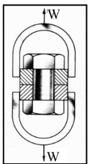 Solved A bolt is used to fasten two members together as | Chegg.com