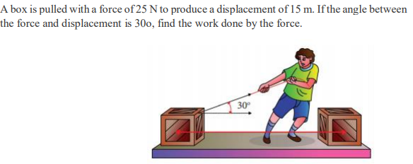 Solved A box is pulled with a force of \\( 25 \\mathrm{~N} | Chegg.com