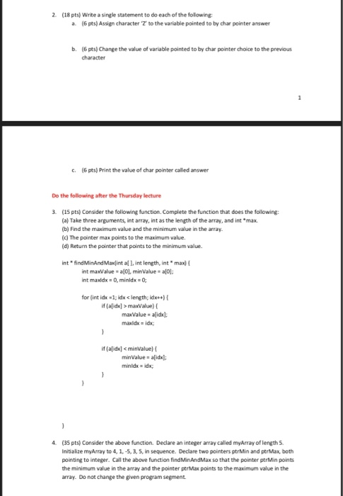 Solved 1. (32 pts, 4 pts each) Write a single C statement | Chegg.com
