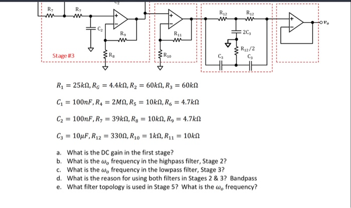 Solved 4. Below is the schematic for an ECG measurement | Chegg.com