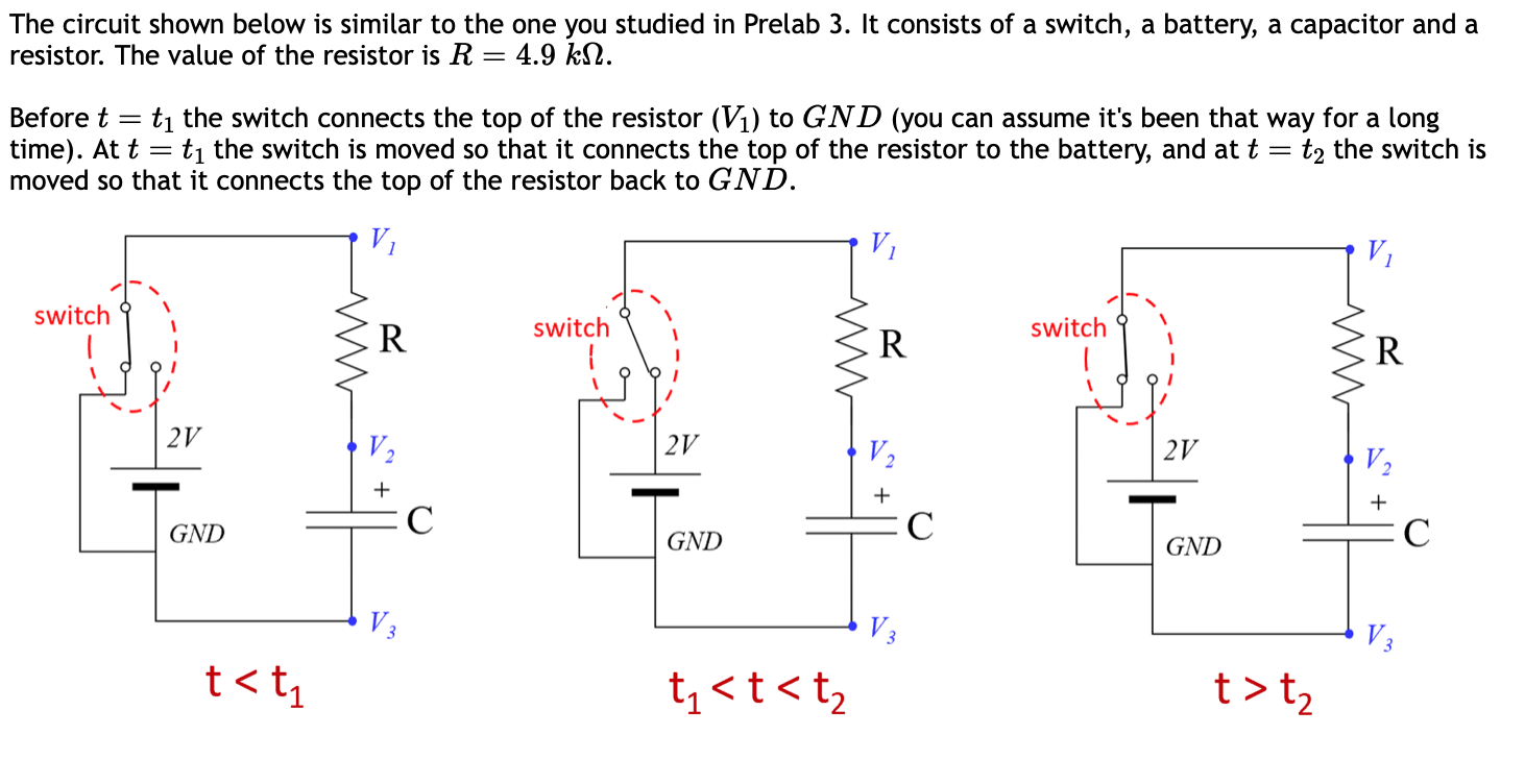 Solved The circuit shown below is similar to the one you | Chegg.com