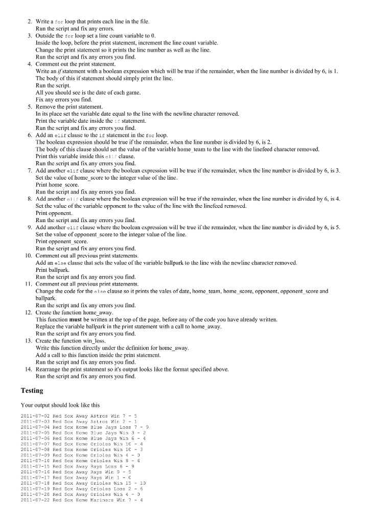 Solved Hi I Have A Scripting Assignment Using Python And I 0847