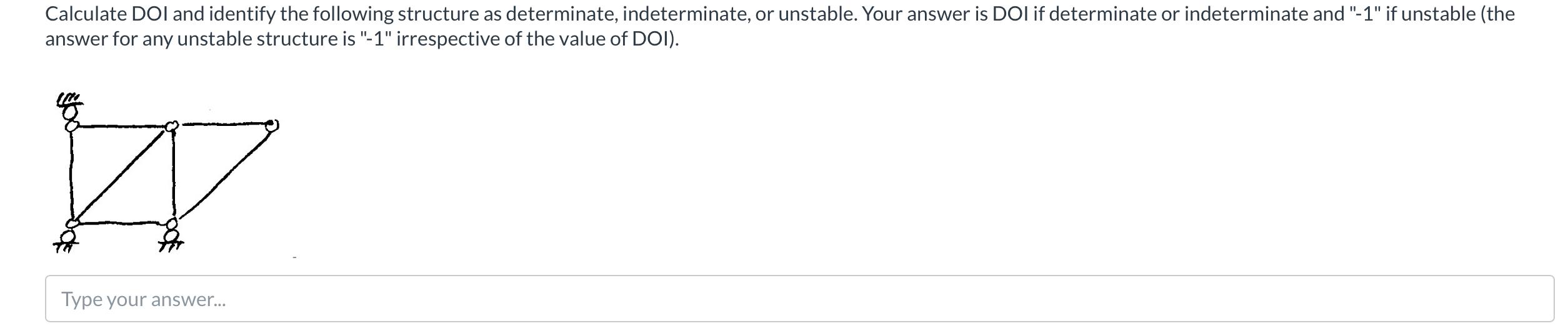 Solved Calculate DOI and identify the following structure as | Chegg.com