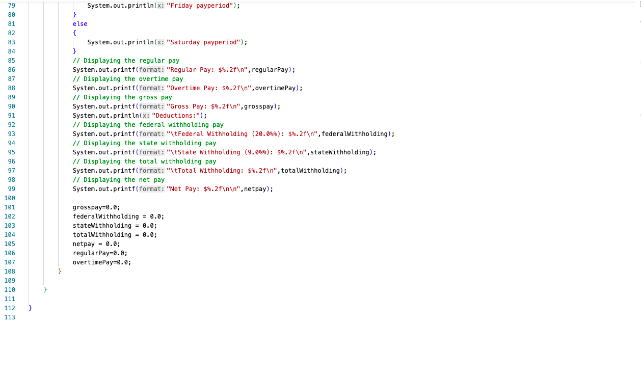 Solved Submit ModularPayrollCalculator.java file Problem | Chegg.com