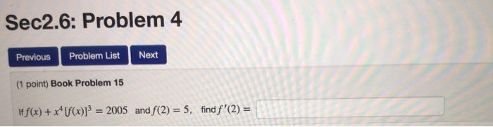 Solved Sec2.6: Problem 4 Previous Problem List Next 1 point) | Chegg.com