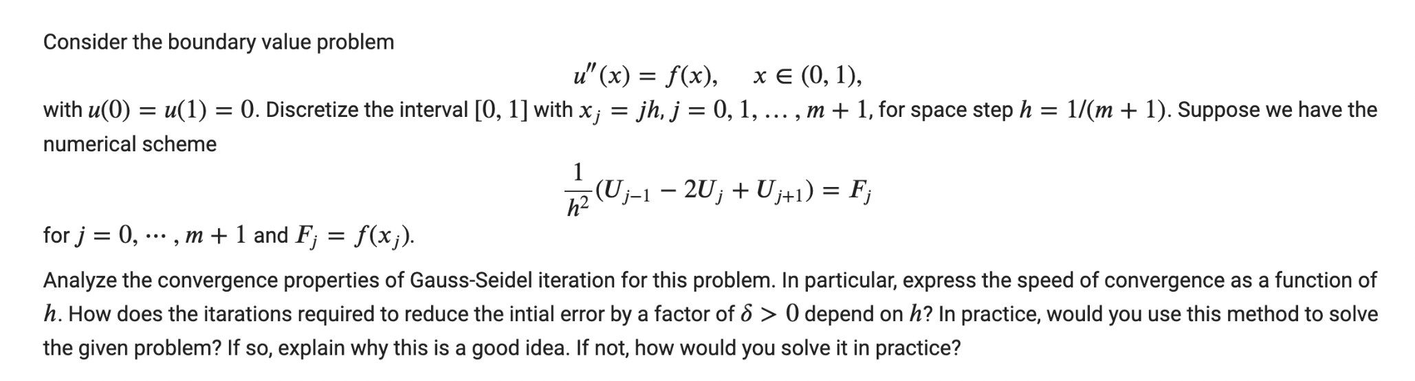 Solved Consider the boundary value problem | Chegg.com
