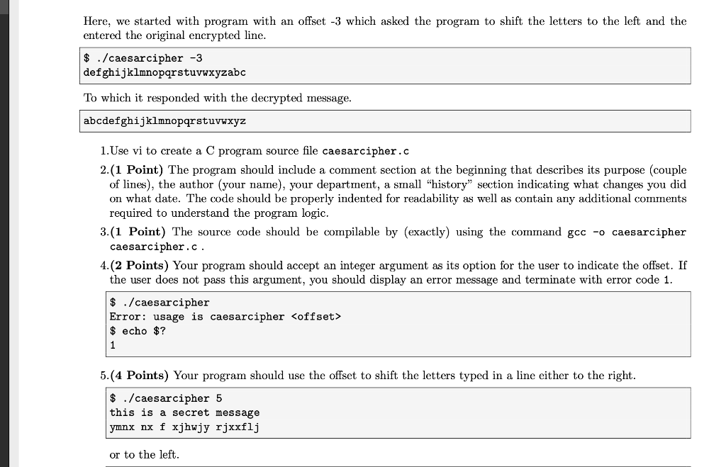Solved Ex 2 — Ac Program To Implement Caesars Cipher11