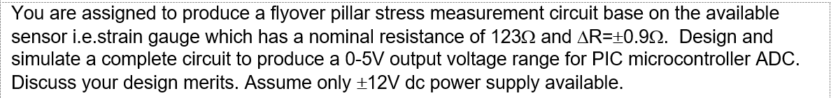 Solved You are assigned to produce a flyover pillar stress | Chegg.com