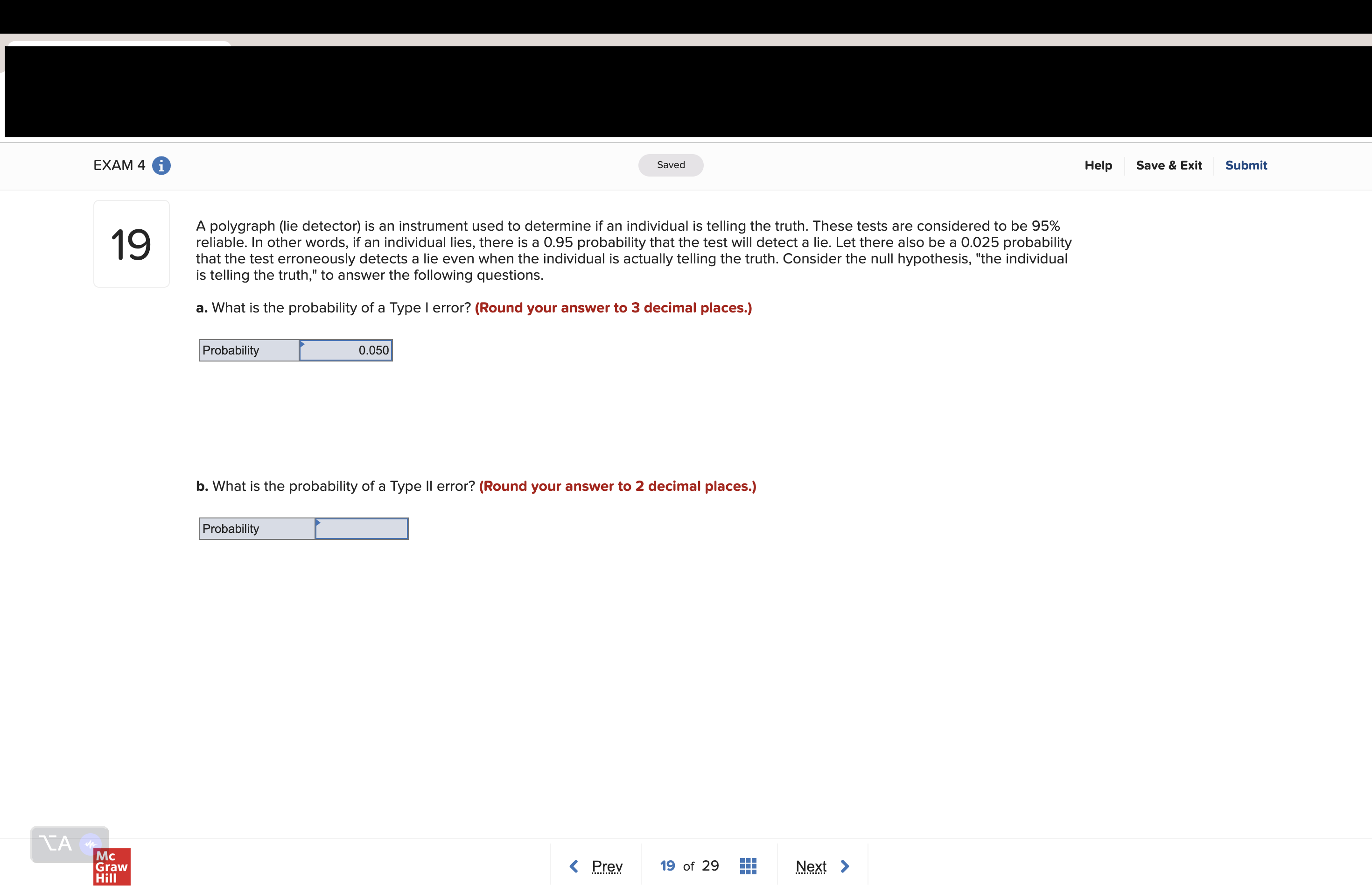 Solved A polygraph (lie detector) is an instrument used to | Chegg.com