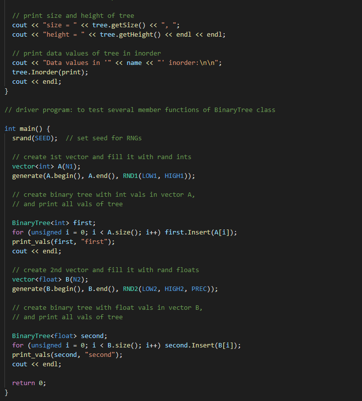 Solved C++ program. Do not copy and paste solutions | Chegg.com
