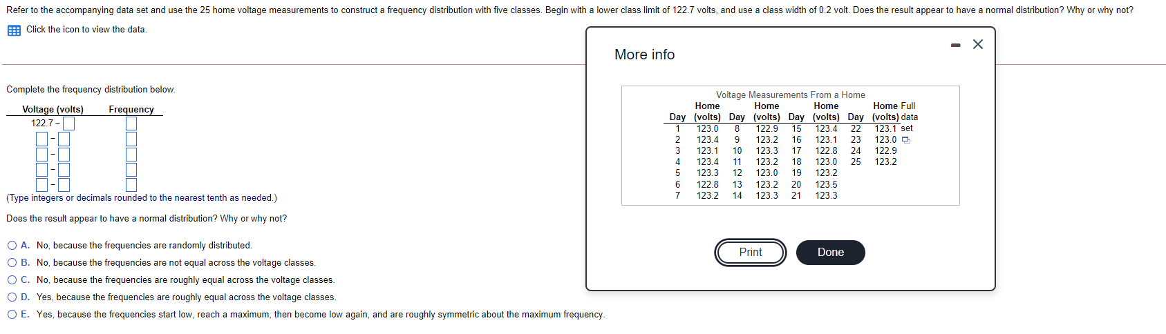 Solved Refer to the accompanying data set and use the 25 | Chegg.com