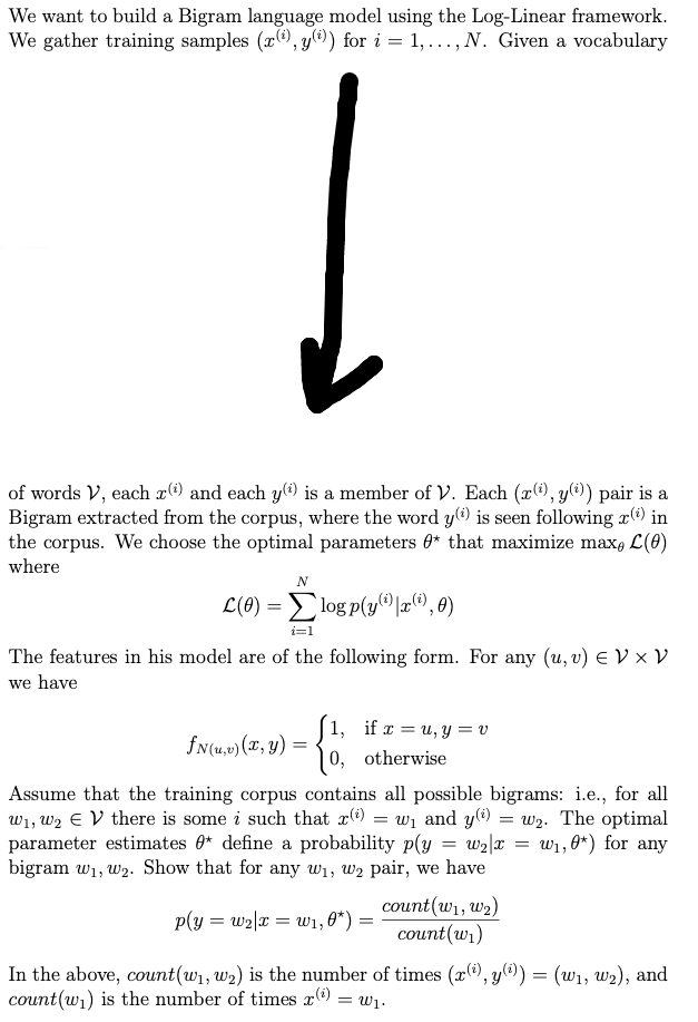 Solved We Want To Build A Bigram Language Model Using The