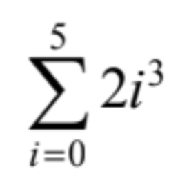 Solved ∑i=052i3 | Chegg.com