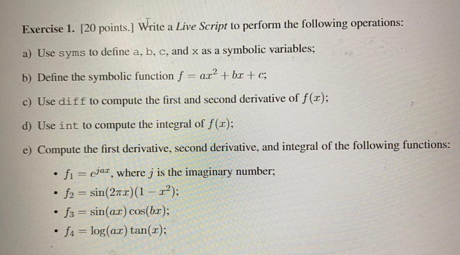Solved This is supposed to be done in MatLab, please show me | Chegg.com