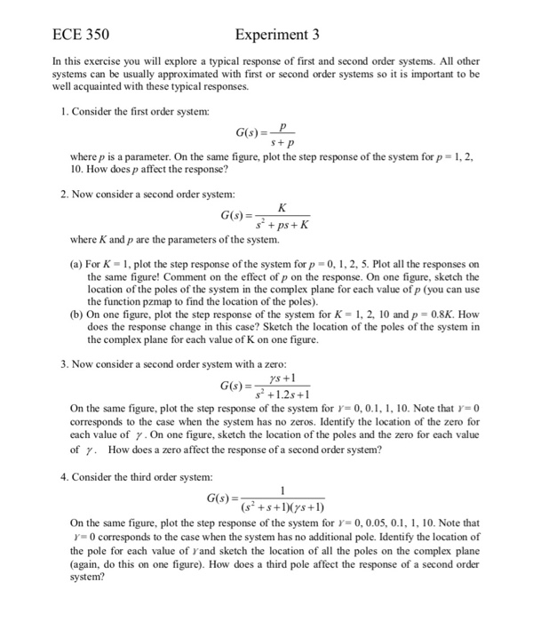 Solved ECE 350 Experiment 3 In this exercise you will | Chegg.com