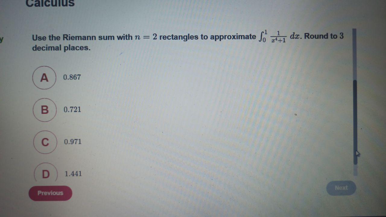 Solved lus Use the Riemann sum with n = 2 rectangles to | Chegg.com