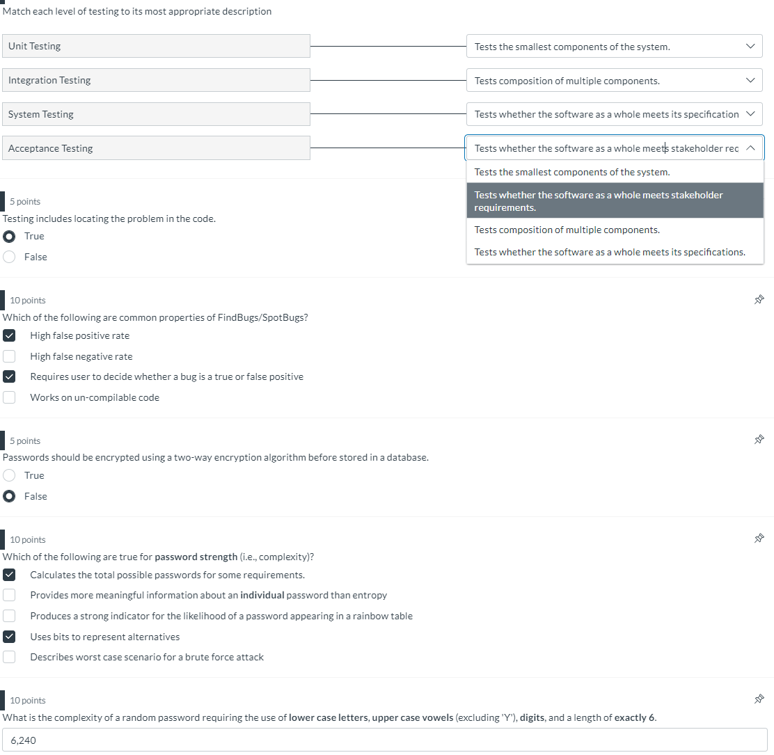 Solved Are These Answers Correct Chegg