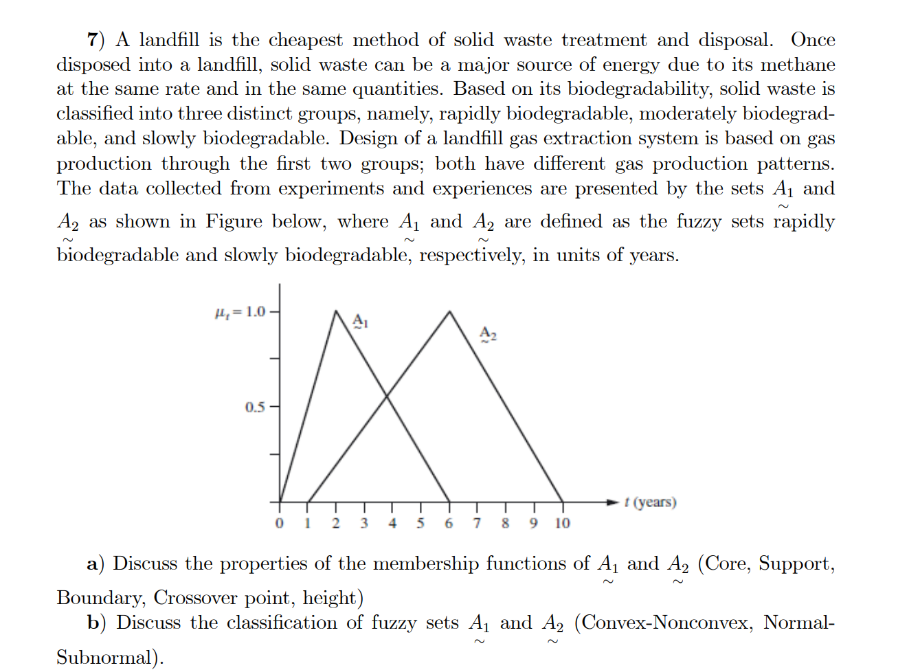 Solved 7) ﻿A landfill is the cheapest method of solid waste | Chegg.com