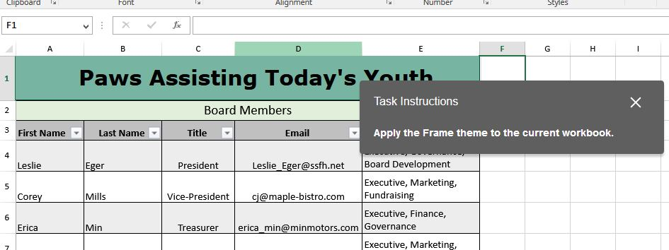 Solved Clipboard Alignment Number Styles F1 Paws Assisting | Chegg.com