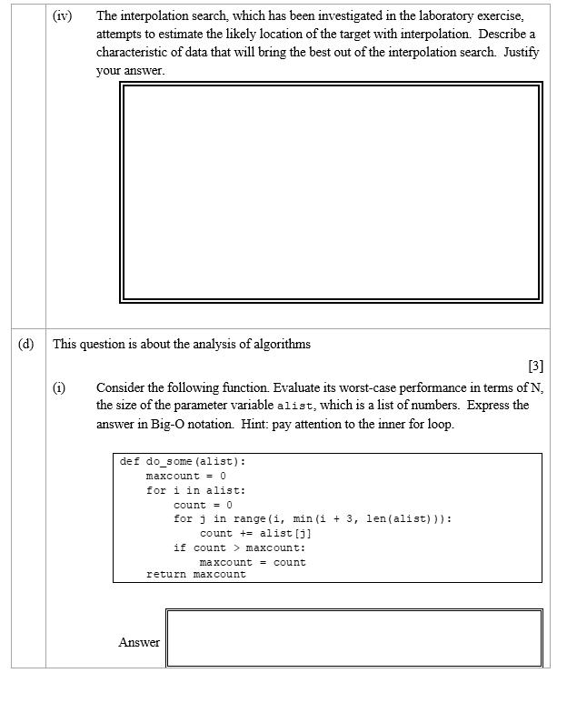 (a) Complete the following recursive function that | Chegg.com