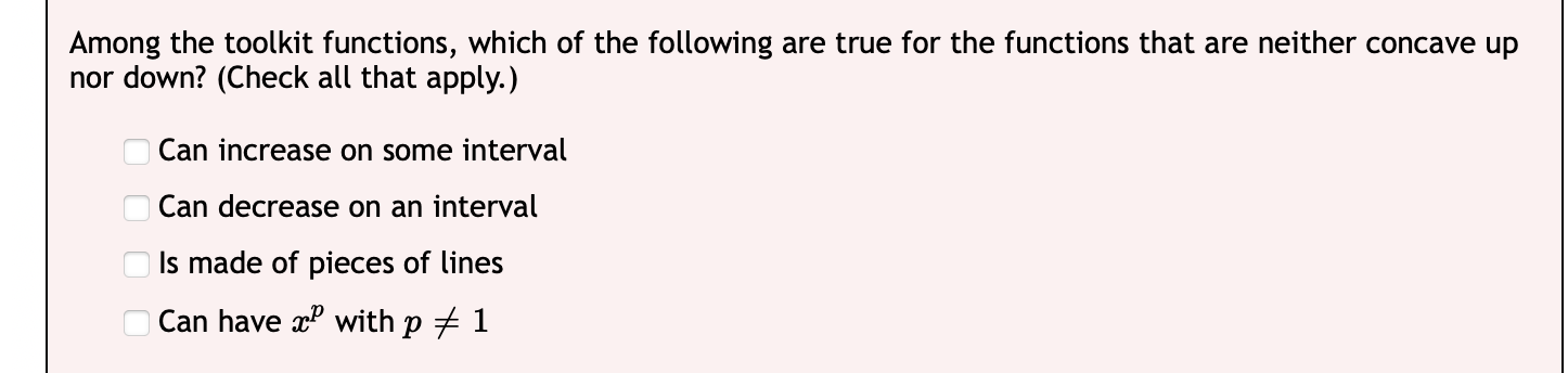 Solved Among the toolkit functions, which of the following | Chegg.com