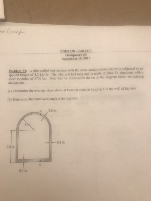 Solved ENES 220-Fall 2017 Groupwork #3 September 15, 2017 | Chegg.com