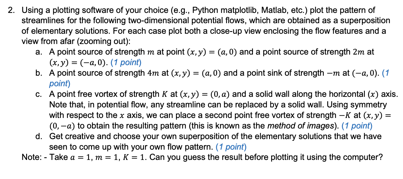 = 2. Using a plotting software of your choice (e.g., | Chegg.com