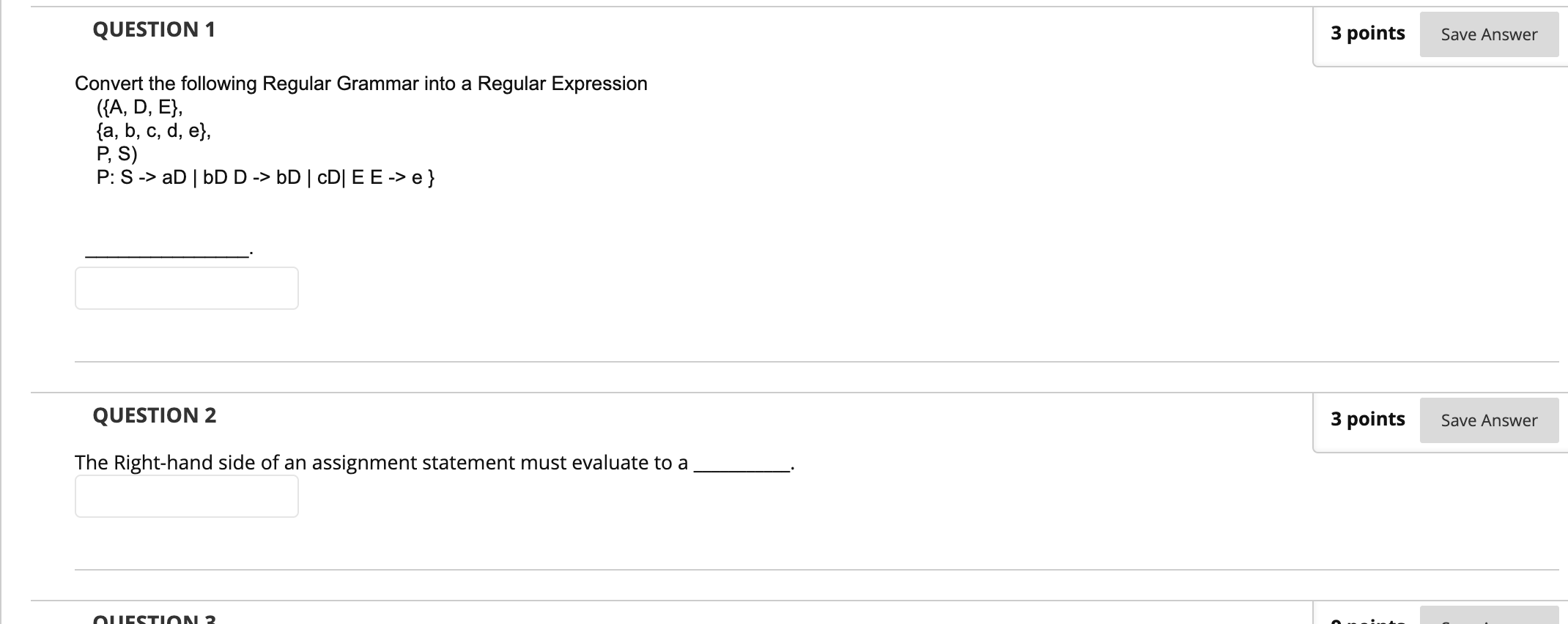 Solved Convert the following Regular Grammar into a Regular | Chegg.com