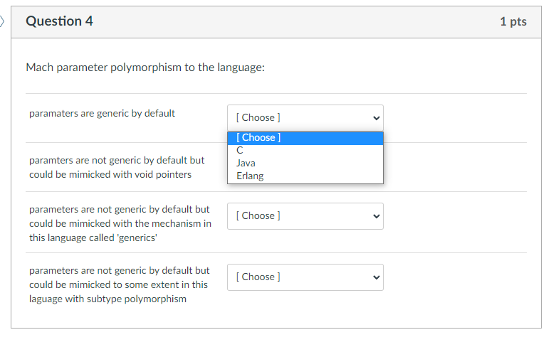 Solved Mach parameter polymorphism to the language: | Chegg.com