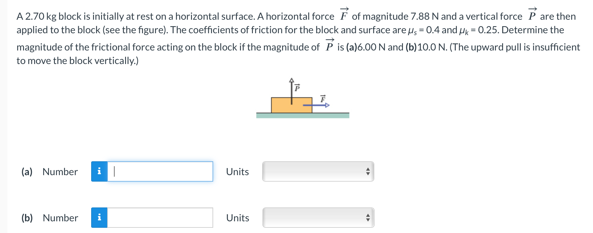Solved A 2.70 kg block is initially at rest on a horizontal | Chegg.com