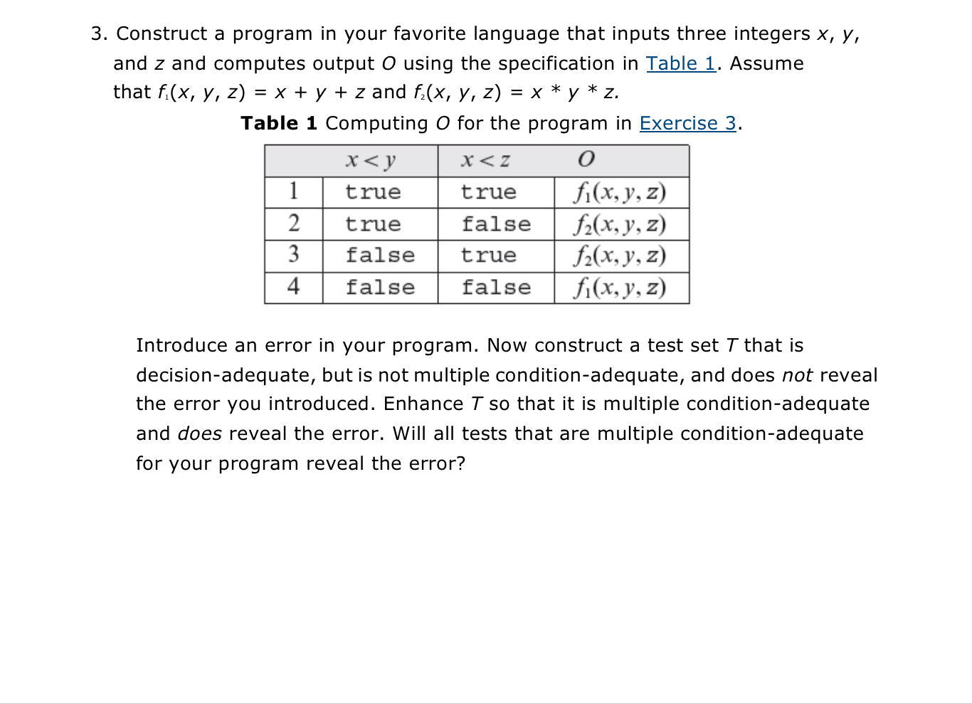Solved 3. Construct a program in your favorite language that | Chegg.com